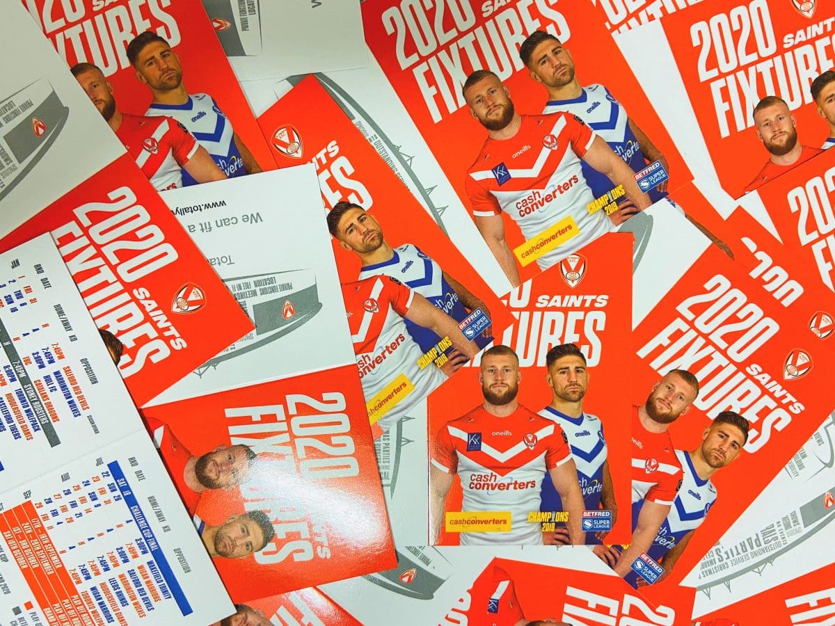 Grab your 2020 fixture cards | St.Helens R.F.C.