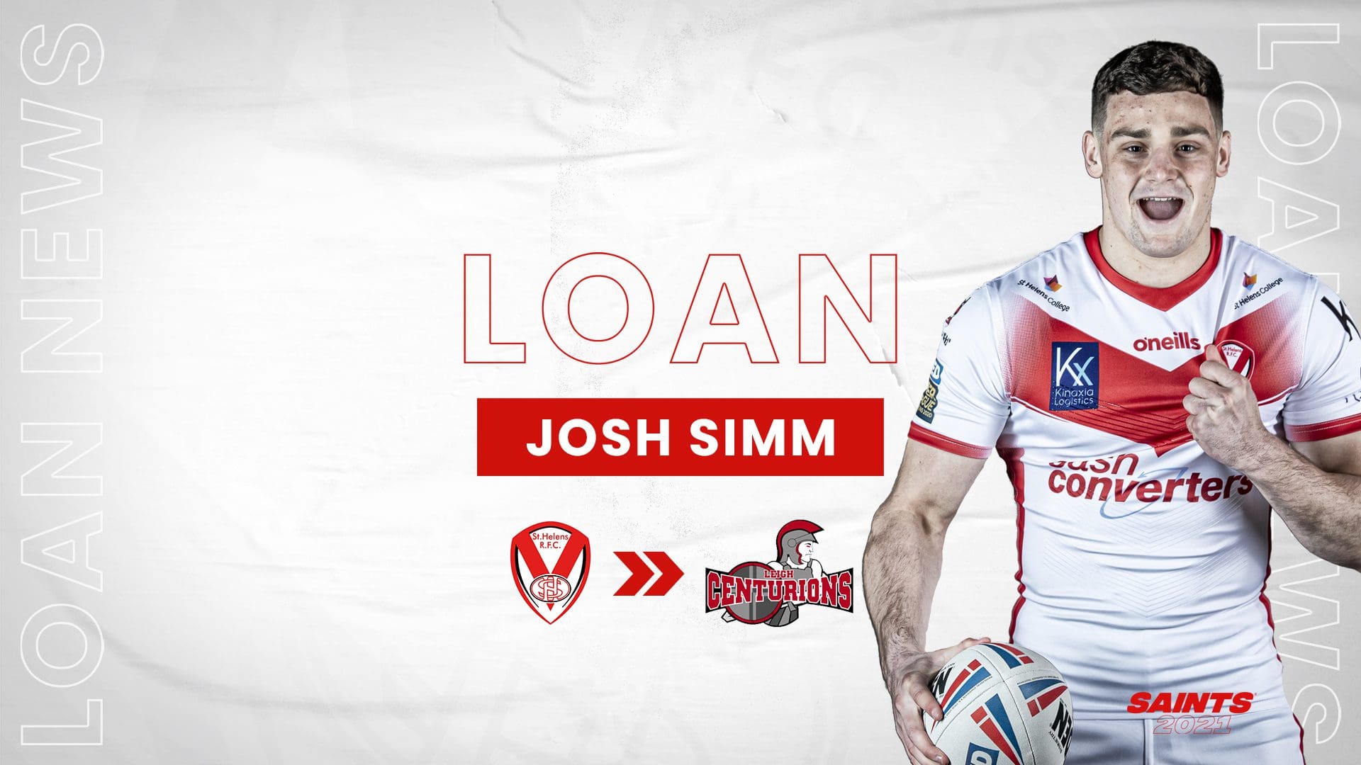 Simm joins Leigh on loan | St.Helens R.F.C.