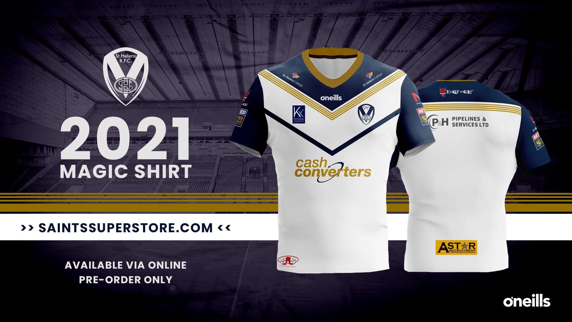 2021 Magic Shirt - New Images Added! | St.Helens R.F.C.