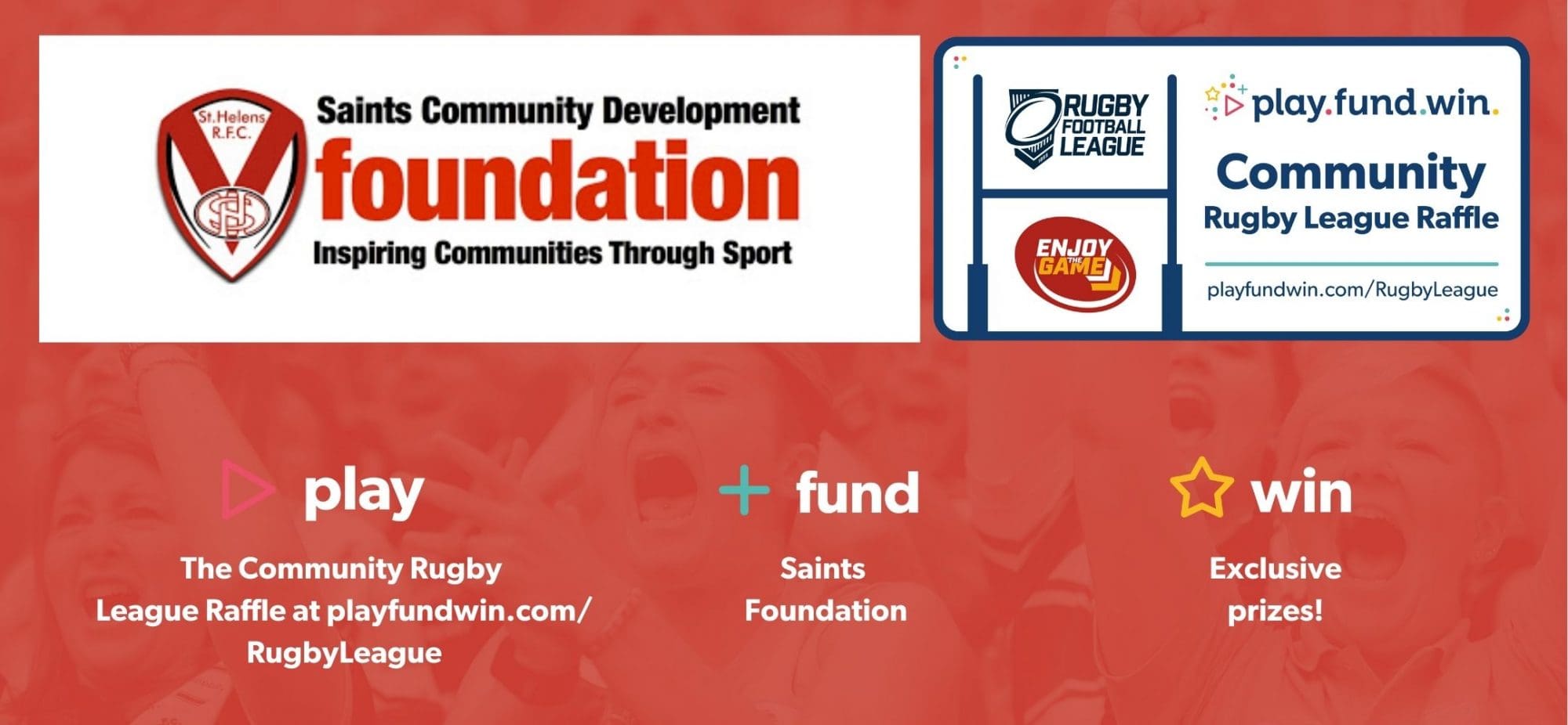 Support Saints Community Development Foundation through Play Fund Win ...