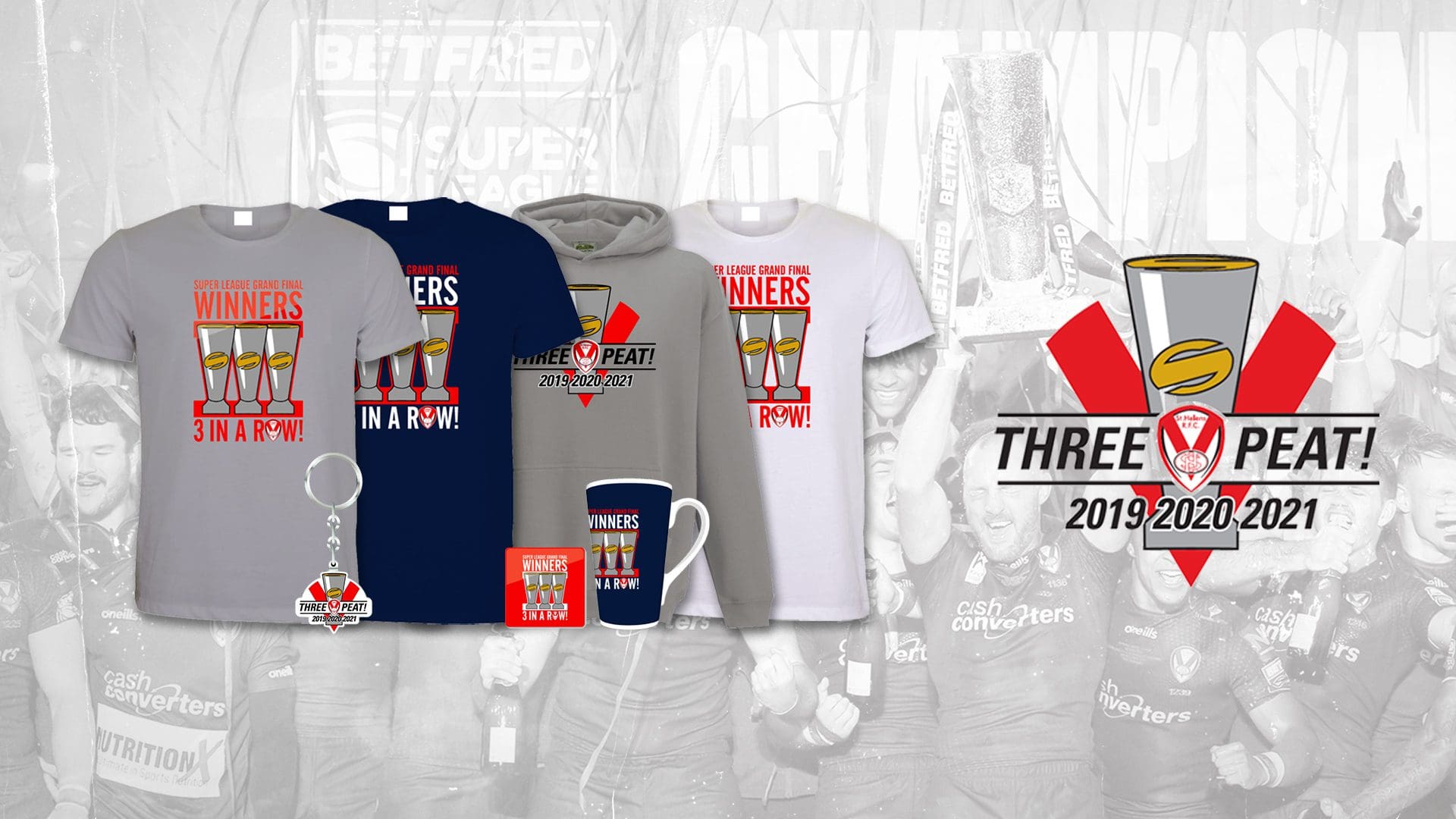 Three-peat Range Hits Saints Superstore | St.Helens R.F.C.