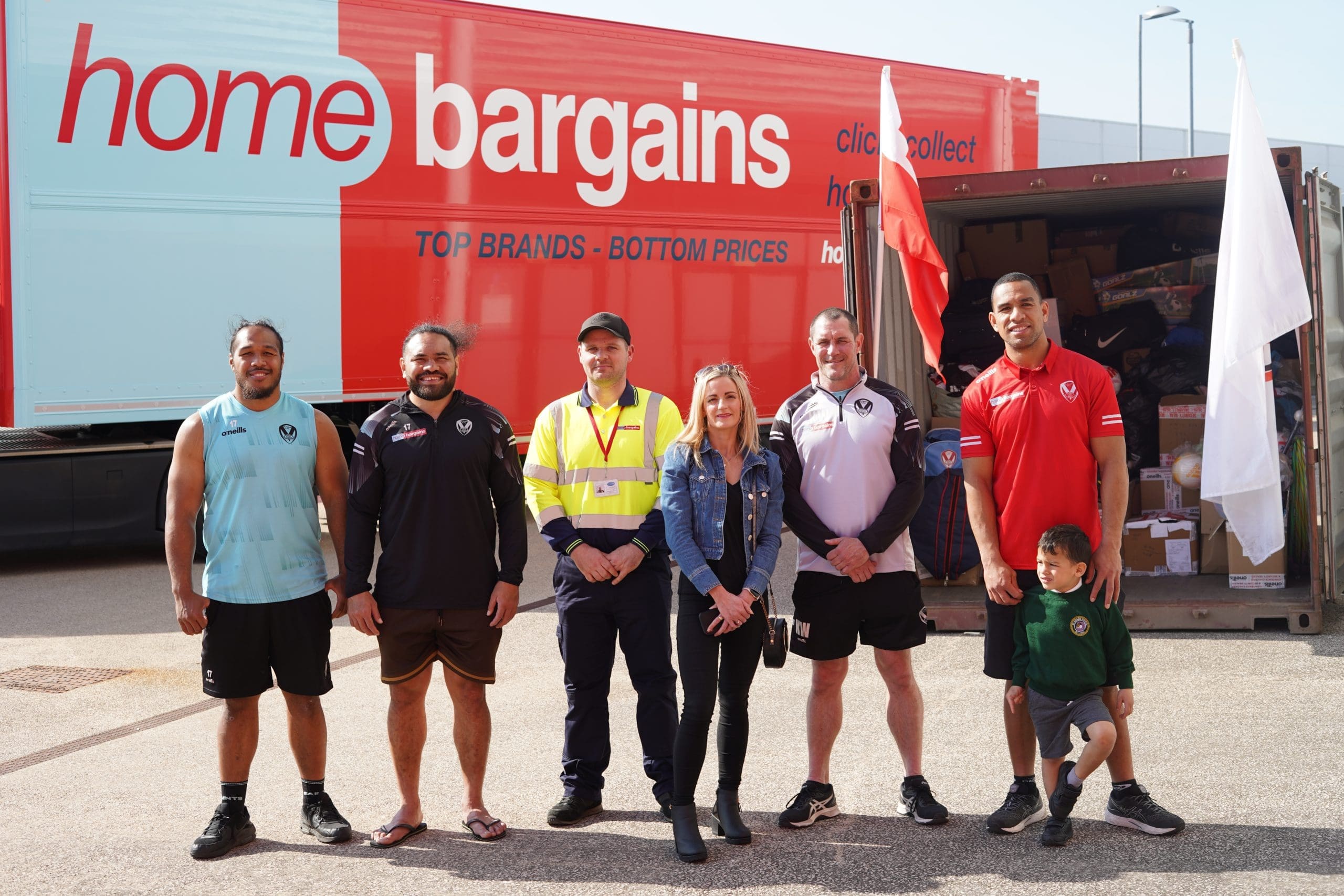 WATCH | Your donations off to Tonga! OFA ATU TONGA | St.Helens R.F.C.
