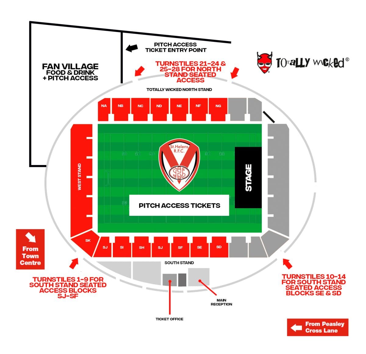 Spectator Guide - Paul Heaton & Jacqui Abbott | St.Helens R.F.C.