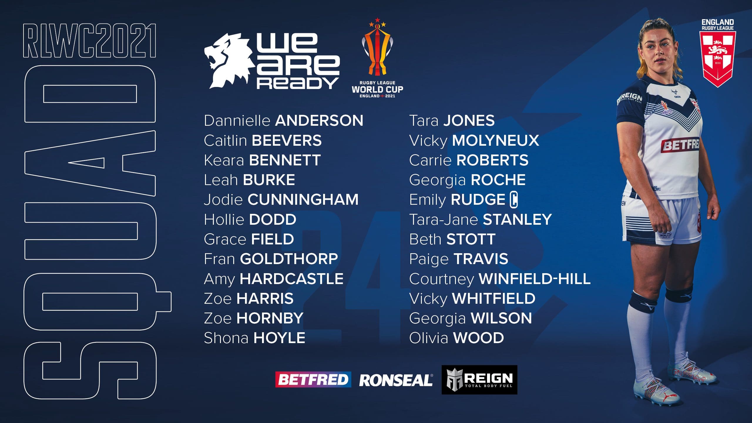 11 Saints Women in England Women's Squad | St.Helens R.F.C.