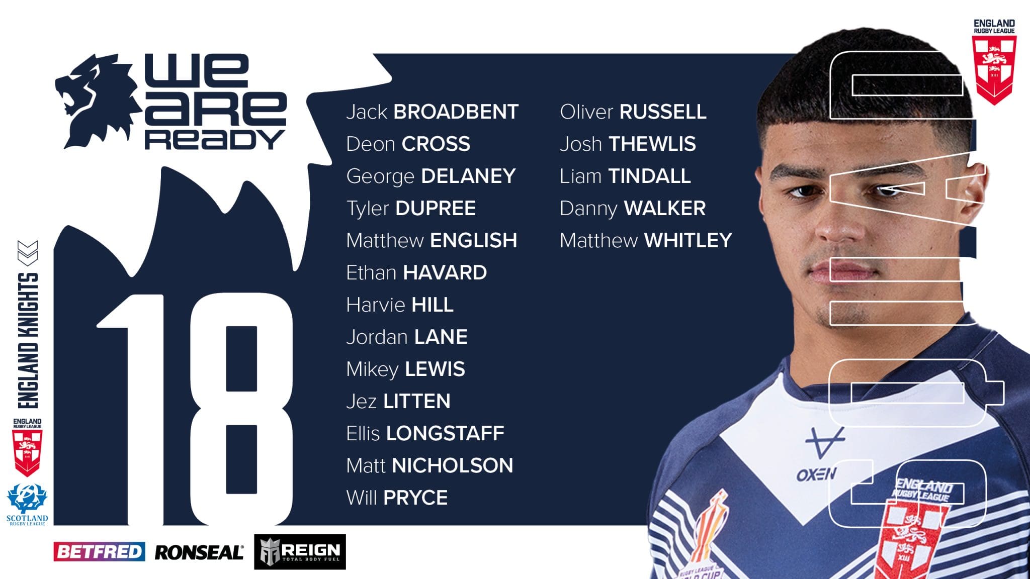 George Delaney selected in England Knights squad | St.Helens R.F.C.