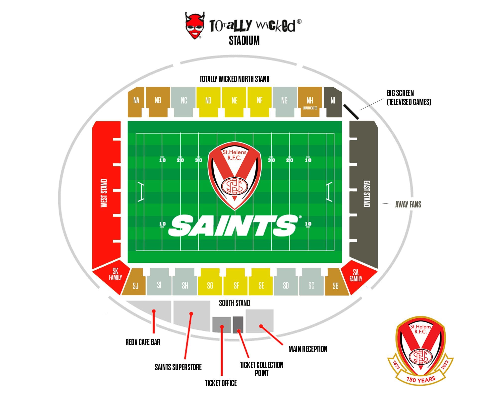 Where Should I Go In The Stadium? | St.Helens R.F.C.