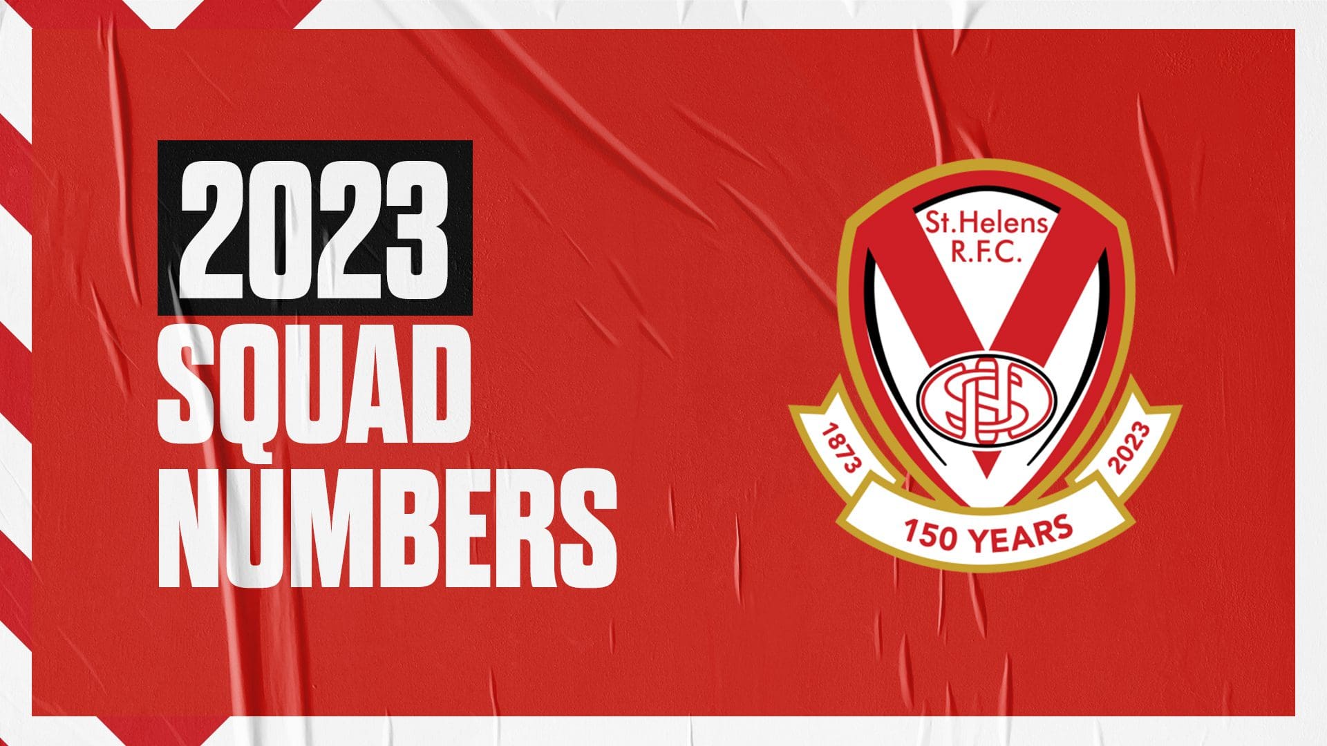 2023 Squad Numbers Released | St.Helens R.F.C.