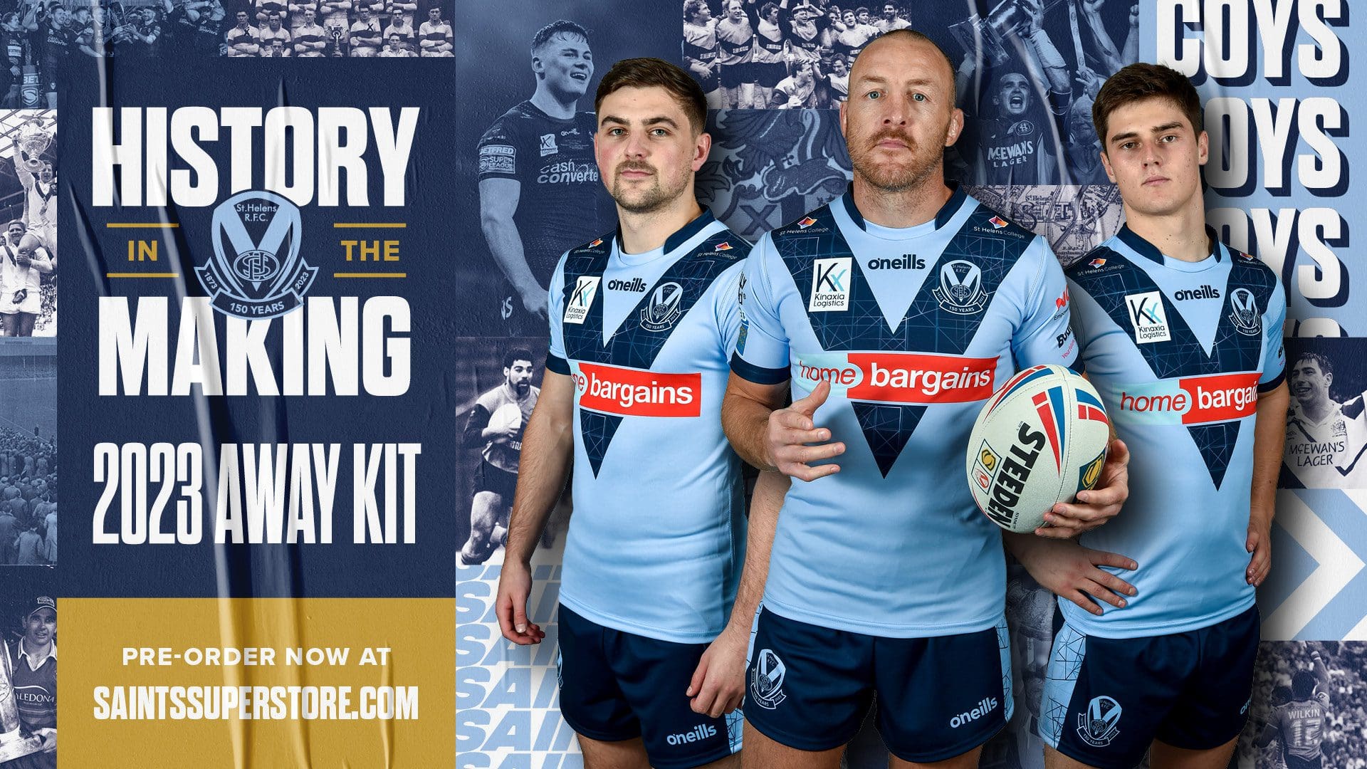 History In The Making - The 2023 Away Kit | St.Helens R.F.C.