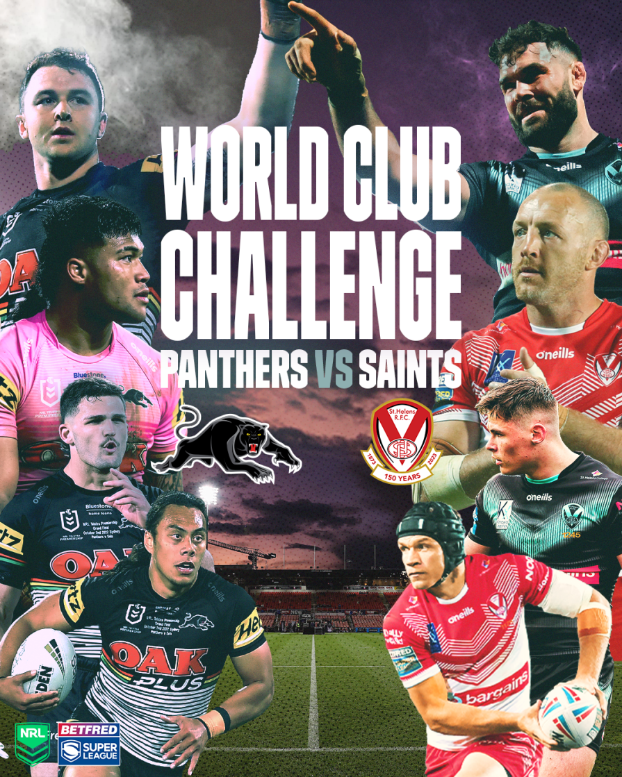 St.Helens to face Penrith Panthers in World Club Challenge | St.Helens ...