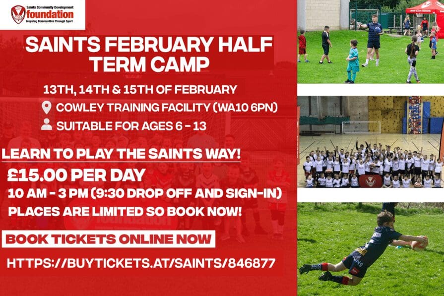 SCDF to host first Rugby League Camp of 2023! | St.Helens R.F.C.