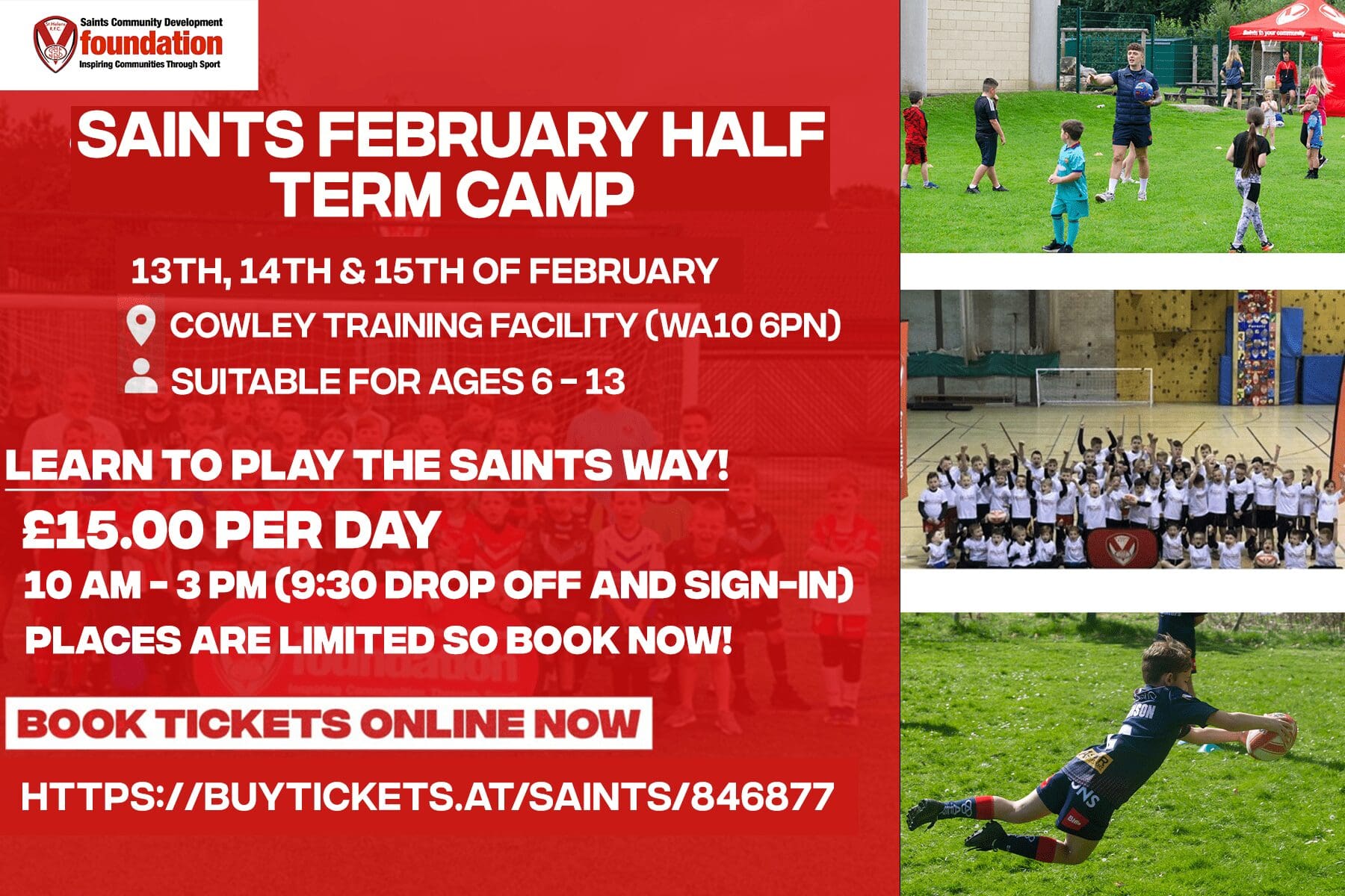 SCDF to host first Rugby League Camp of 2023! | St.Helens R.F.C.