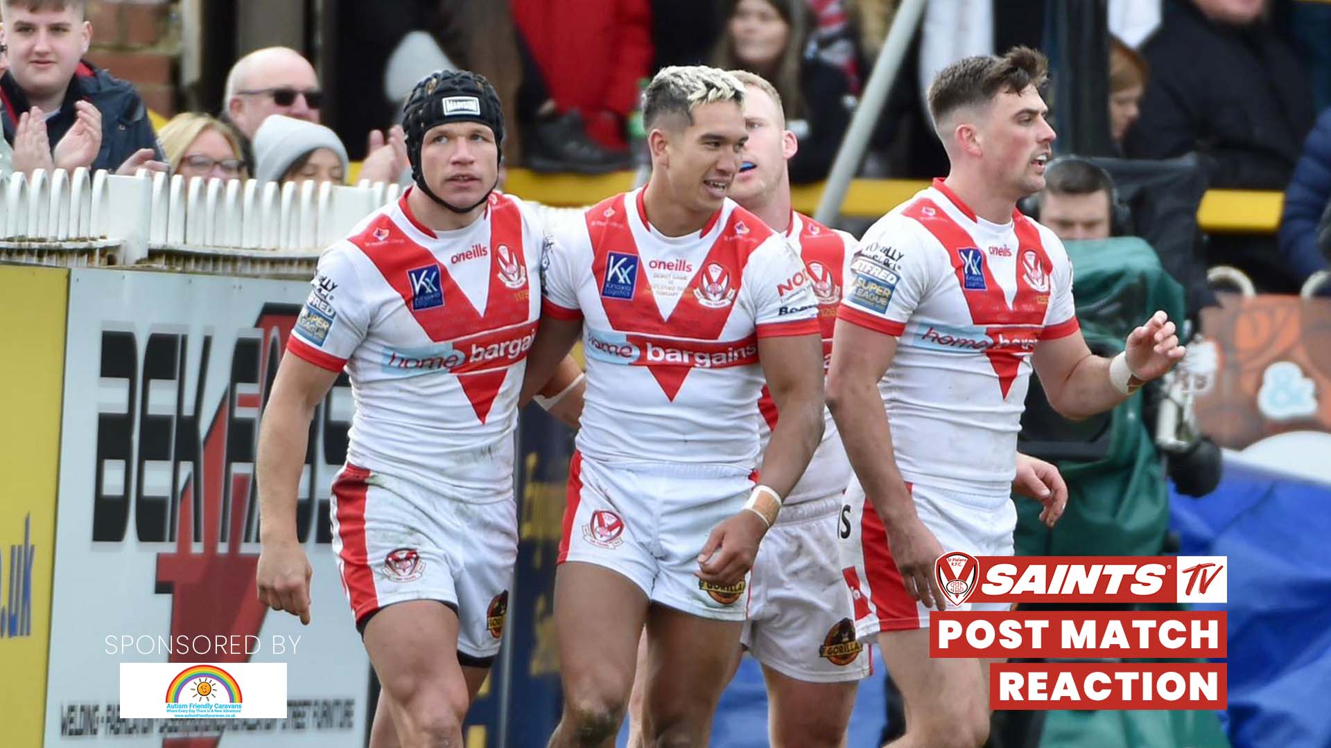 Tee Ritson on try scoring debut away and unreal fan support | St.Helens ...