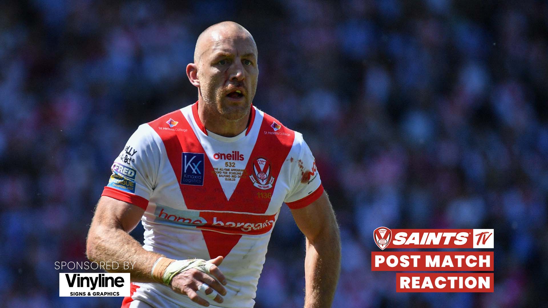 Saints TV: James Roby on his record setting appearance | St.Helens R.F.C.