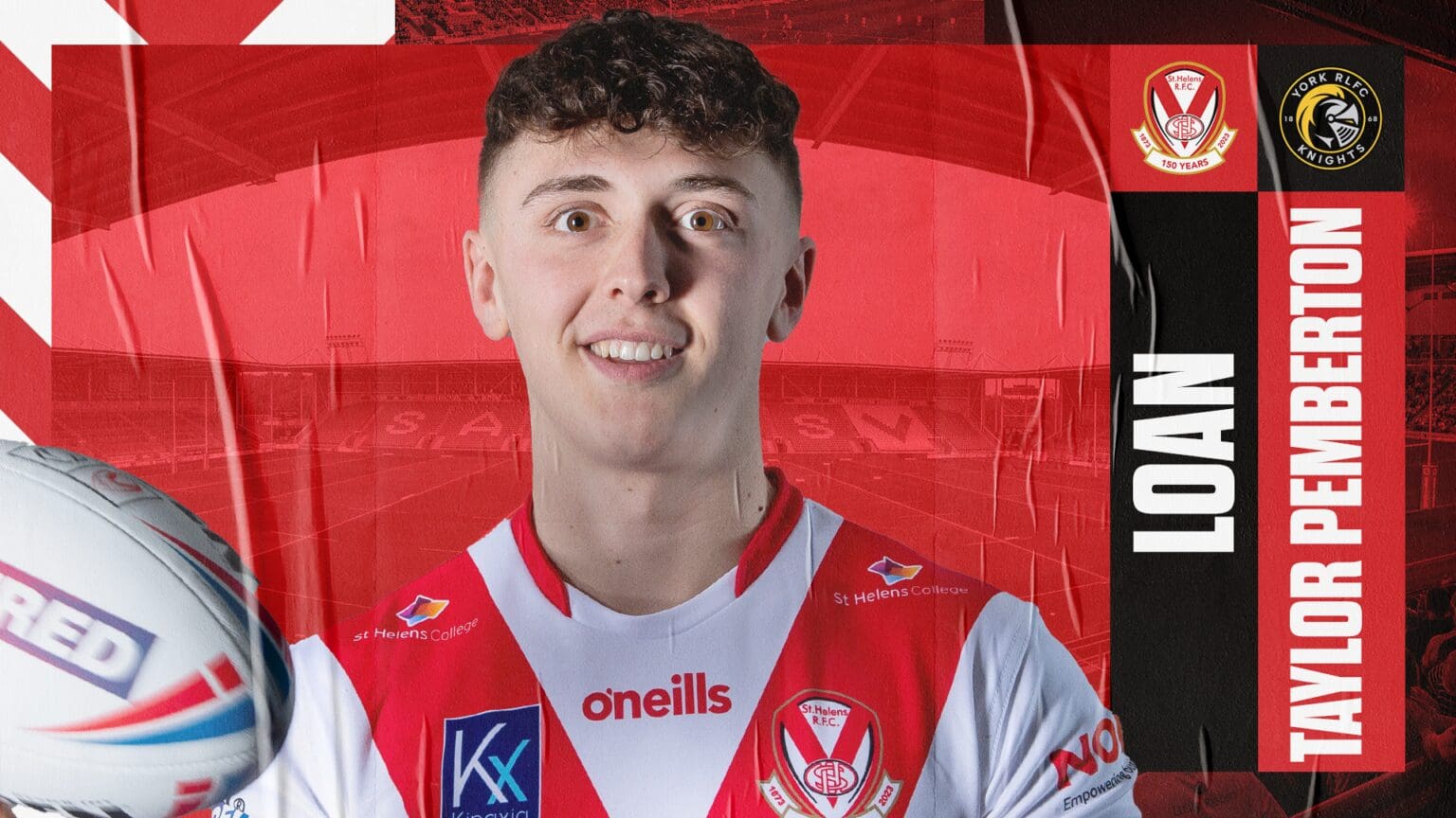 Pemberton joins York on loan | St.Helens R.F.C.