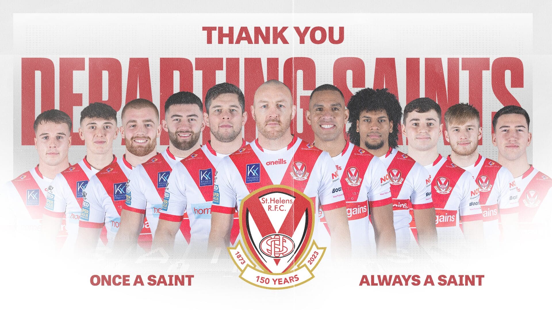 Thank you to our departing Saints | St.Helens R.F.C.