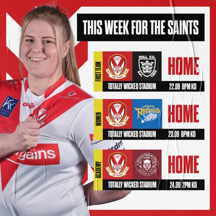 This week for the Saints | St.Helens R.F.C.