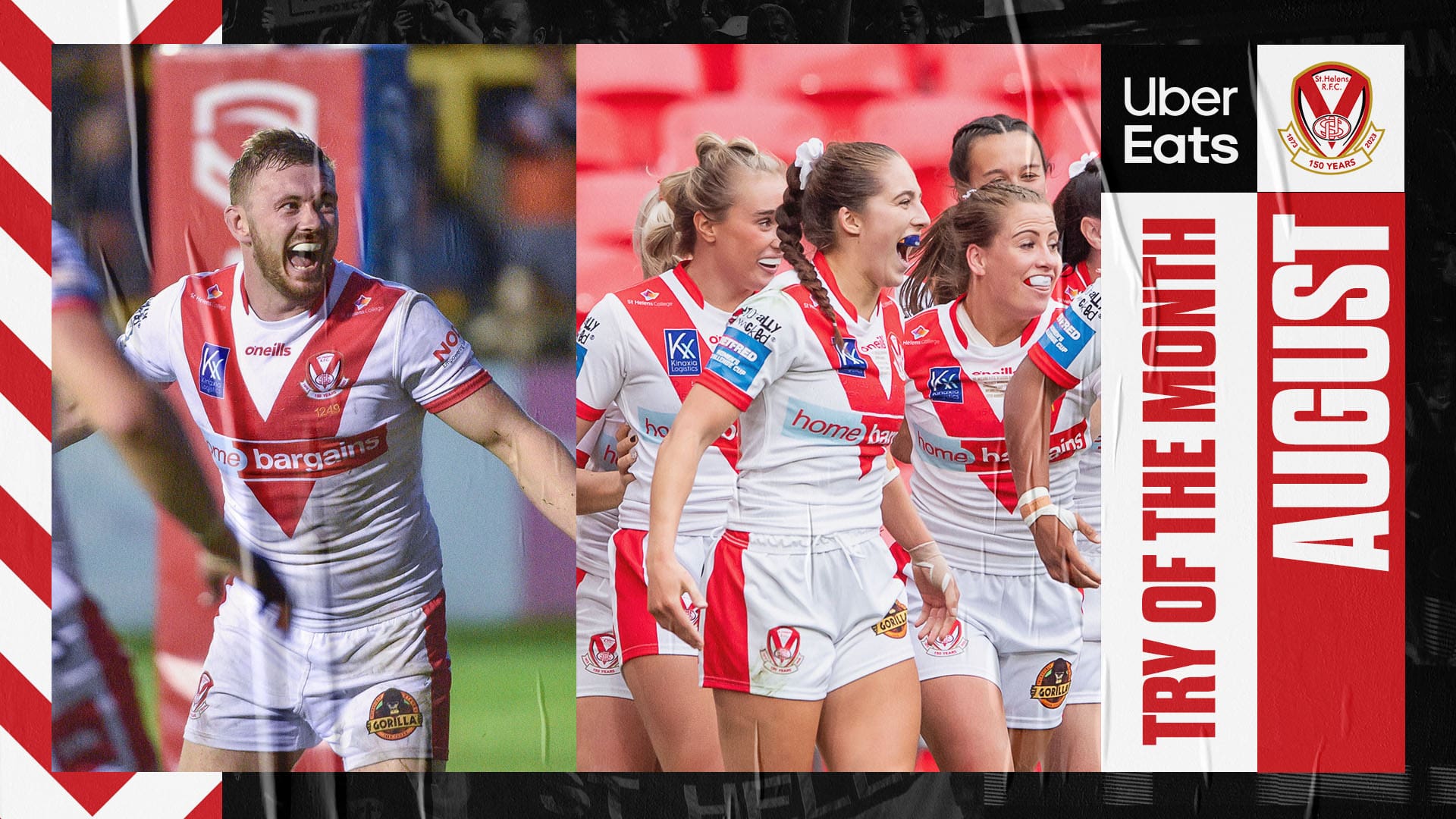 Joe Batchelor and Phoebe Hook pick up try of the month awards for ...