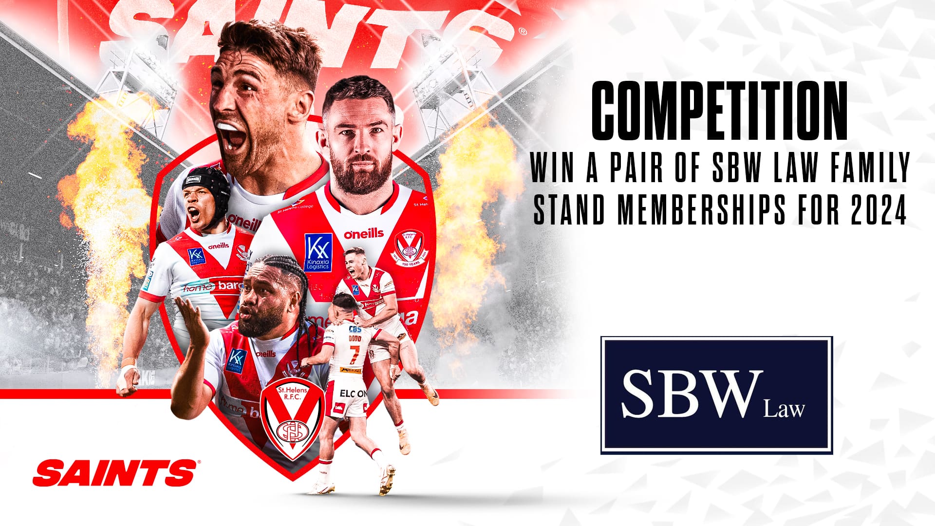 Saints & SBW Law Membership Competition | St.Helens R.F.C.