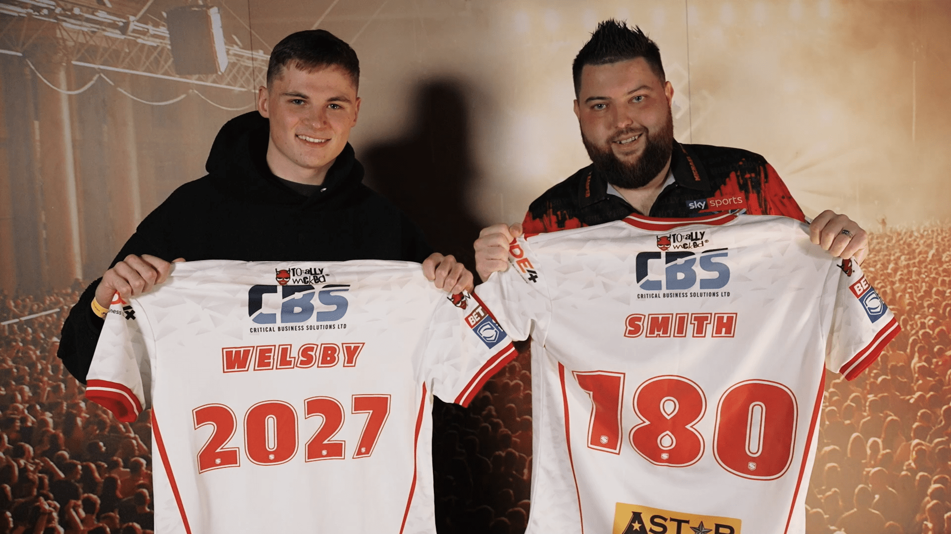 Jack Welsby visits World Darts Championship | St.Helens R.F.C.