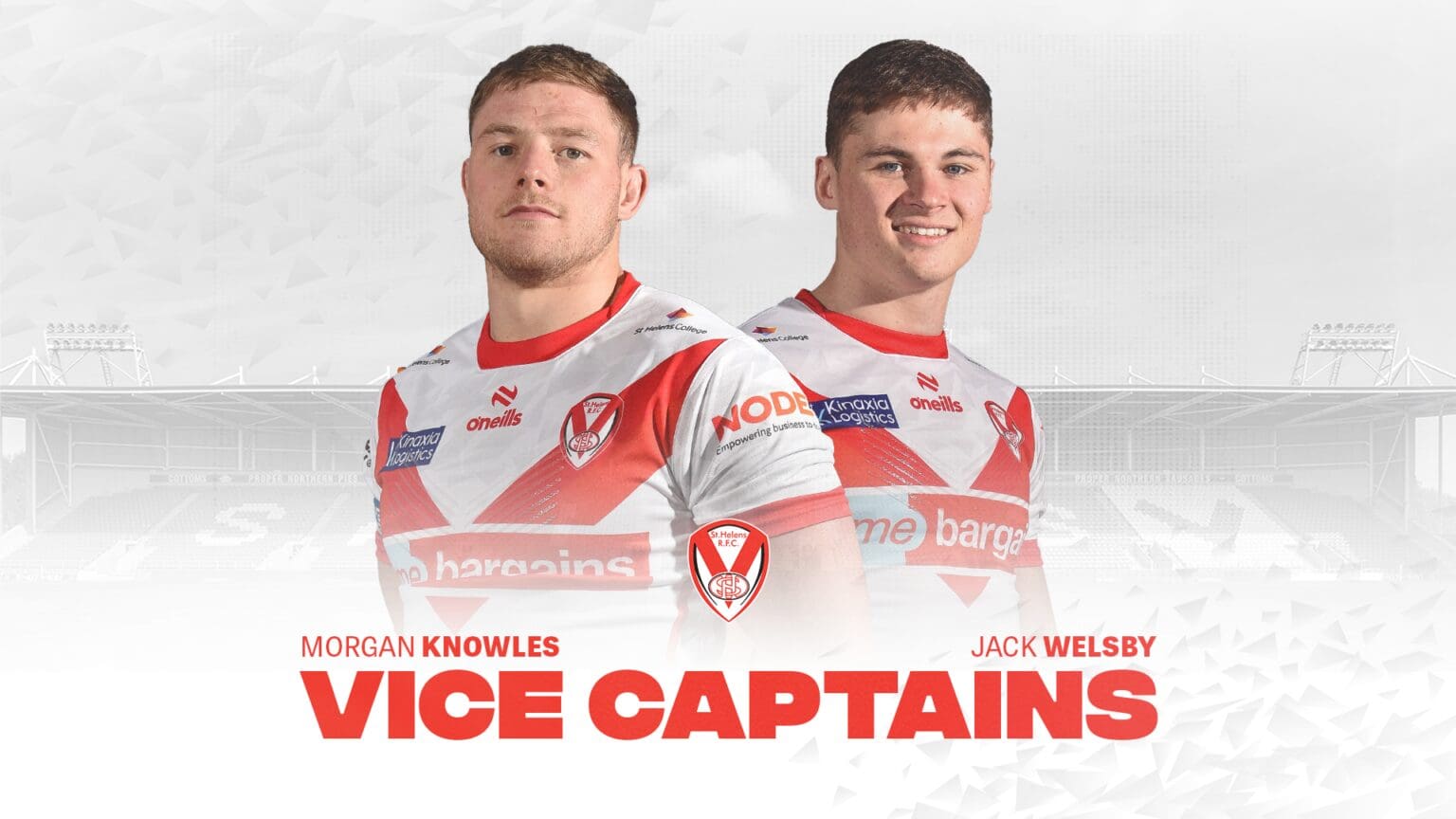 Knowles & Welsby named Vice Captains | St.Helens R.F.C.