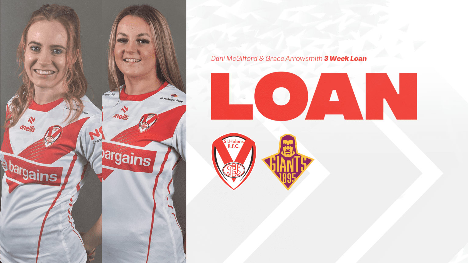 Saints Women duo join Giants on loan | St.Helens R.F.C.