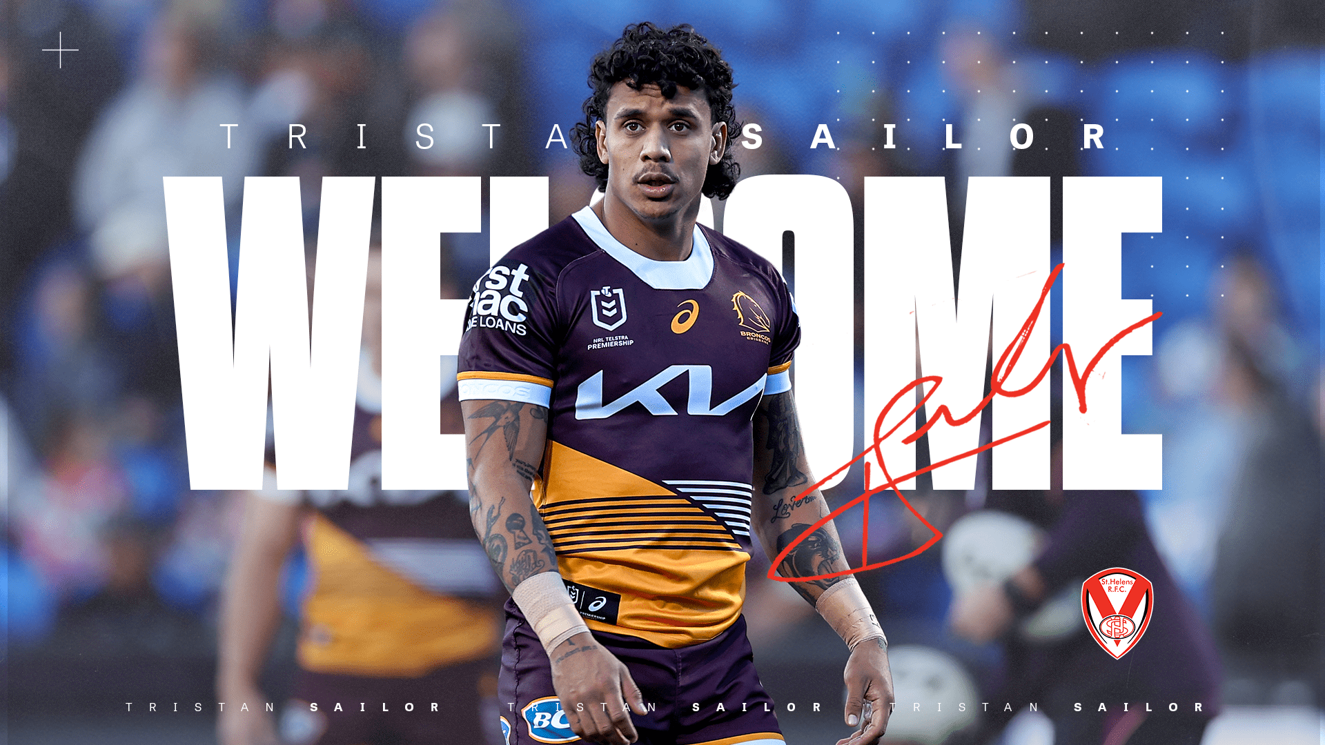 Tristan Sailor signs for the Saints | St.Helens R.F.C.