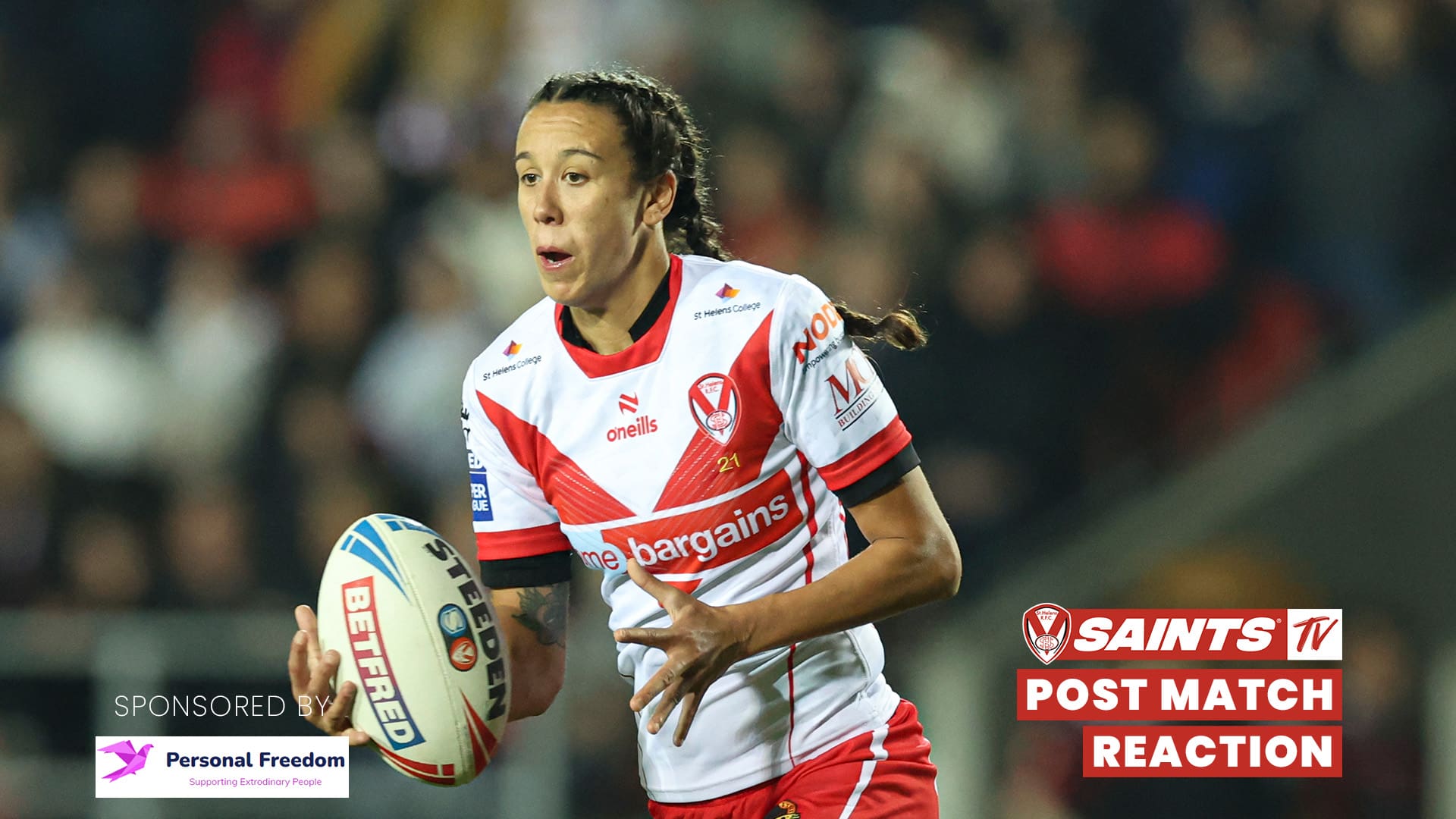 Saints TV: Zoe Harris on tough derby game in Semi-Final | St.Helens R.F.C.