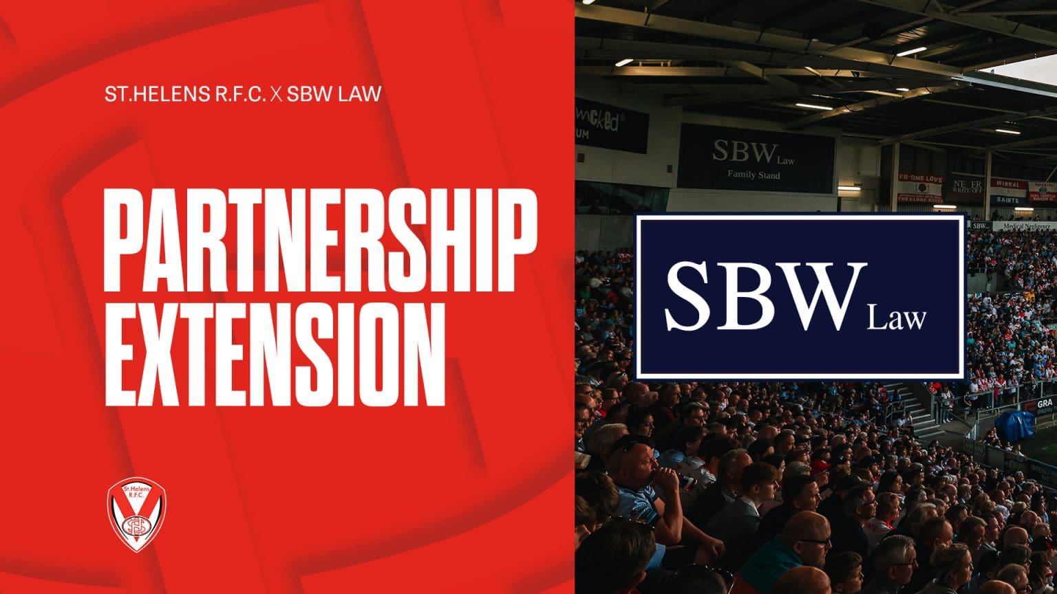 SBW Law continue partnership with Saints | St.Helens R.F.C.