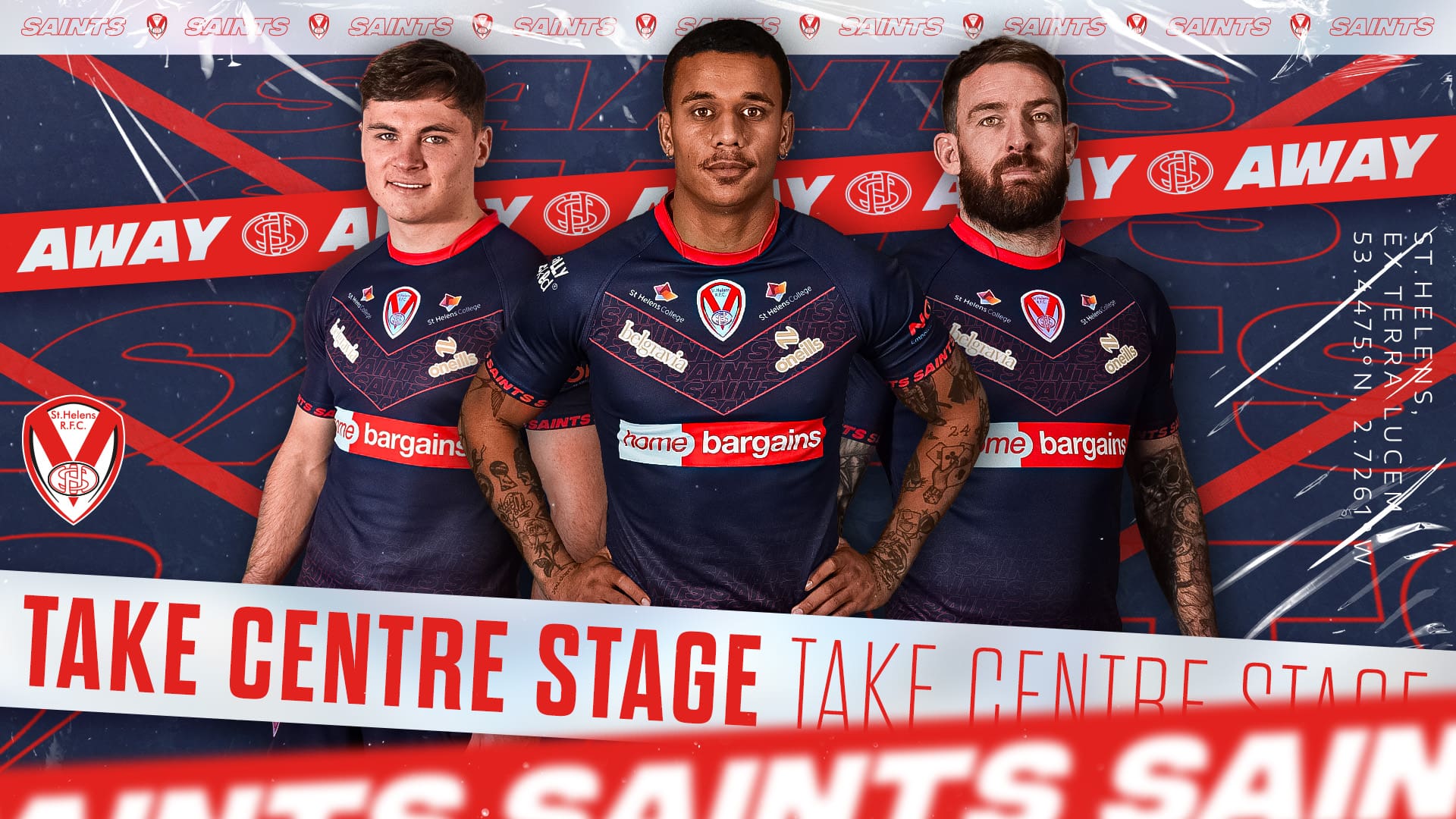Take Centre Stage - The 2025 Away Kit | St.Helens R.F.C.