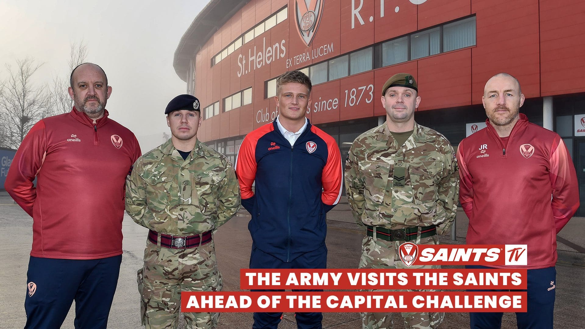 The Army visit Saints ahead of Capital Challenge | St.Helens R.F.C.