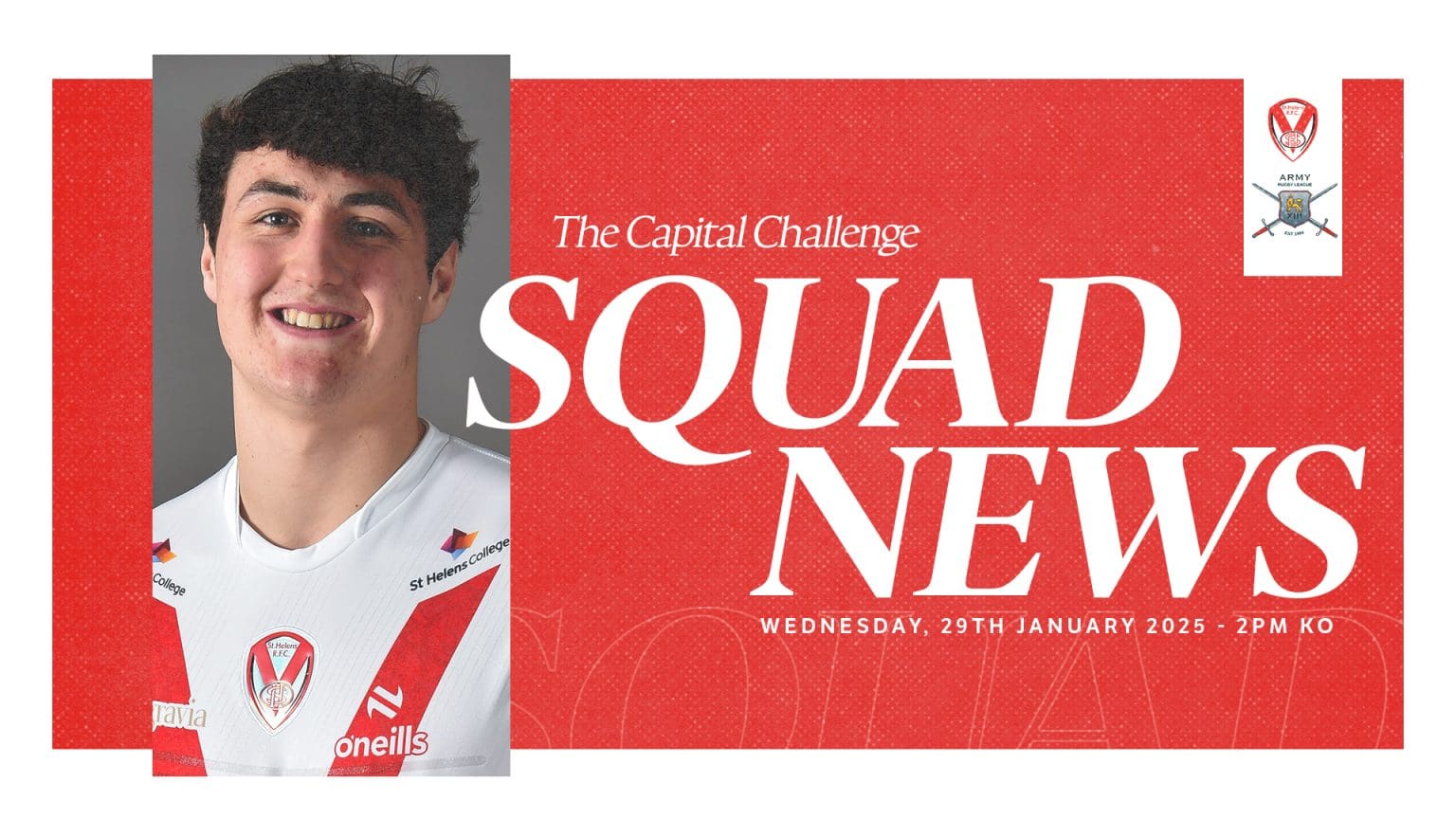 Saints Squad named for Capital Challenge | St.Helens R.F.C.