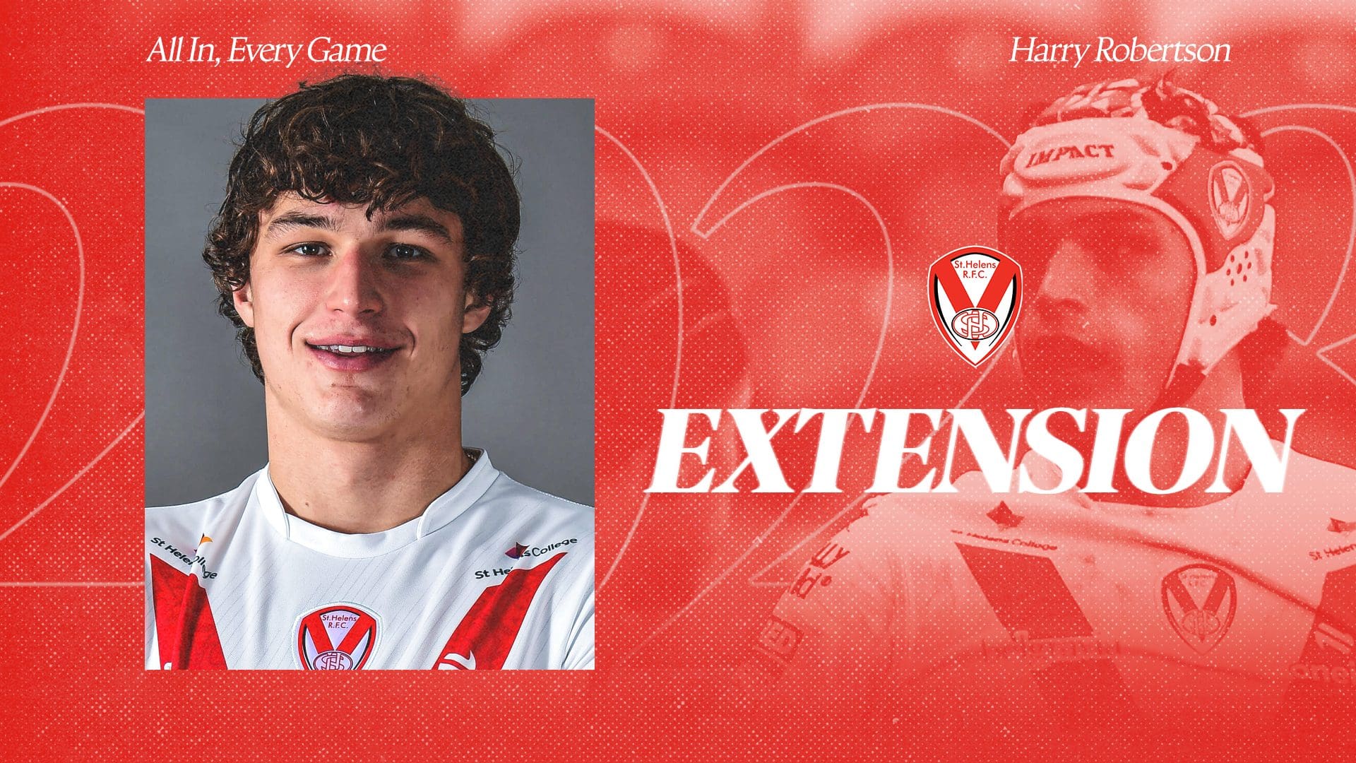 Harry Robertson to remain a Saint until 2028 | St.Helens R.F.C.