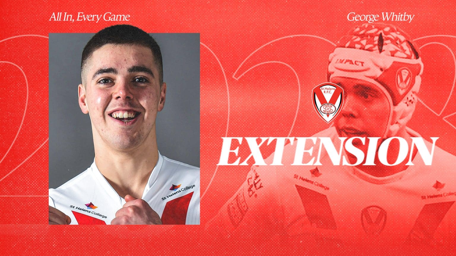 George Whitby signs Saints contract until 2028 | St.Helens R.F.C.