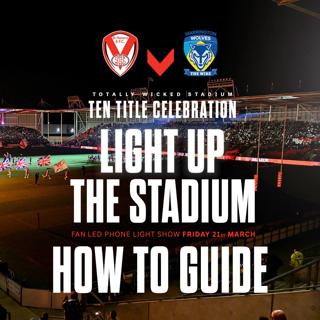 How To Guide - Phone Light Show | St.Helens R.F.C.