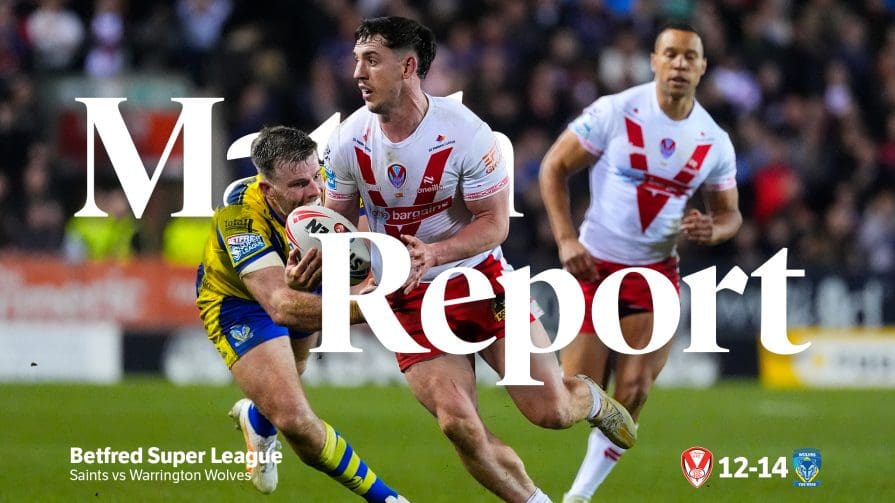 Saints narrowly beaten by Warrington | St.Helens R.F.C.