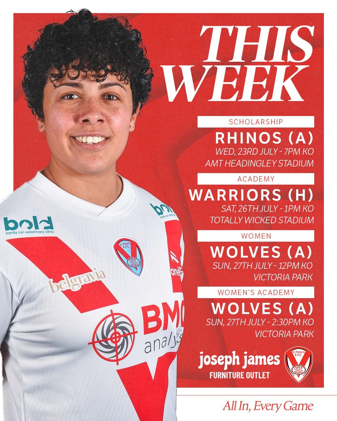 This week for the Saints | St.Helens R.F.C.
