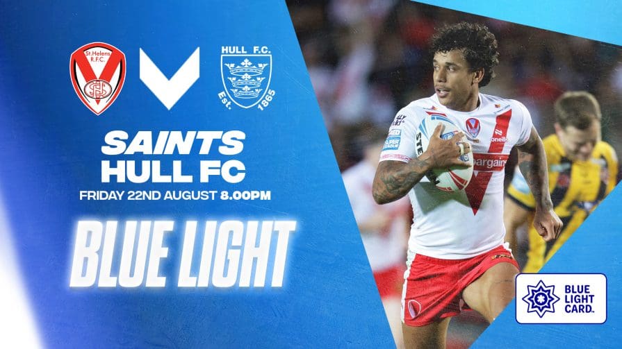 Blue Light at the Totally Wicked Stadium | St.Helens R.F.C.