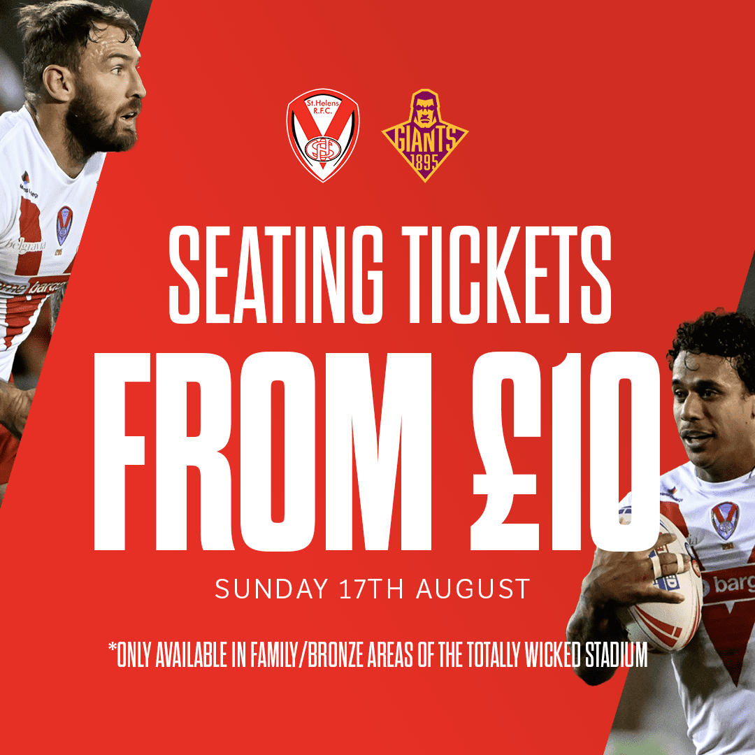 Ticket offer for Giants double header at home! | St.Helens R.F.C.