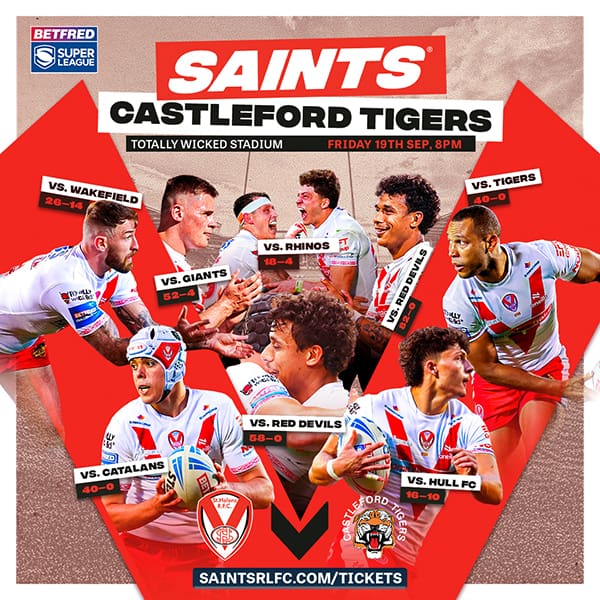 Live | Match Centre: Saints vs Warriors | St.Helens R.F.C.