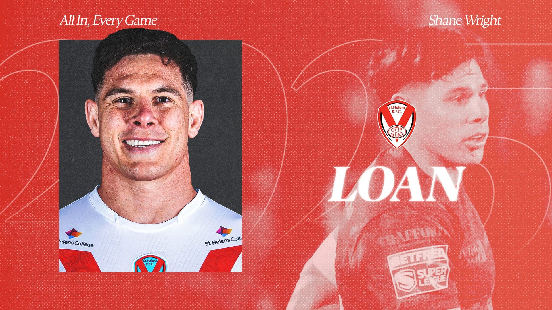 Wright joins Saints on loan following Hurrell de-registration | St.Helens R.F.C.
