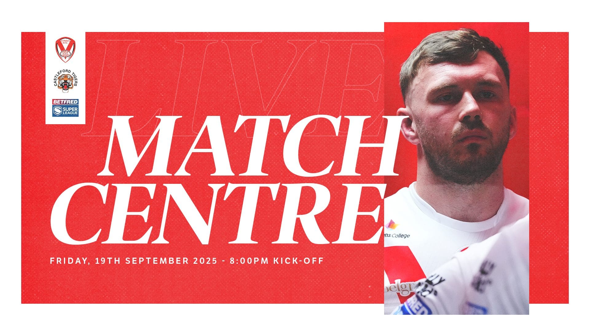 Live | Match Centre: Saints vs Tigers | St.Helens R.F.C.