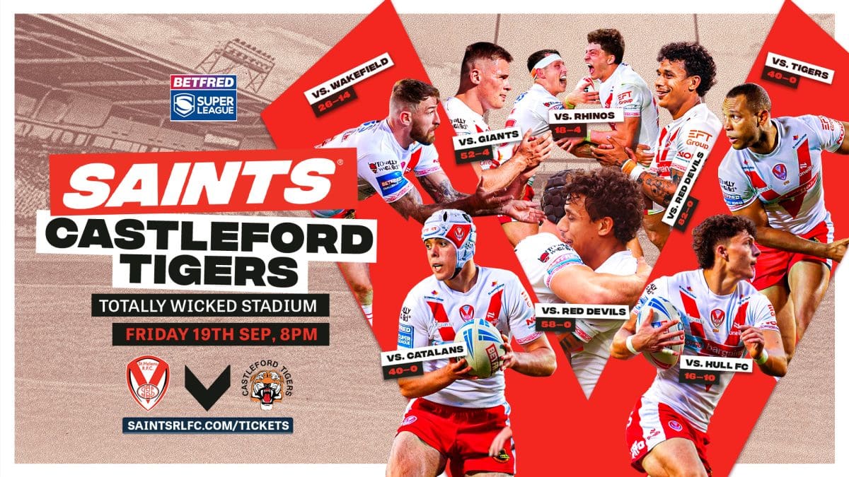 Saints' final regular season round match confirmed | St.Helens R.F.C.
