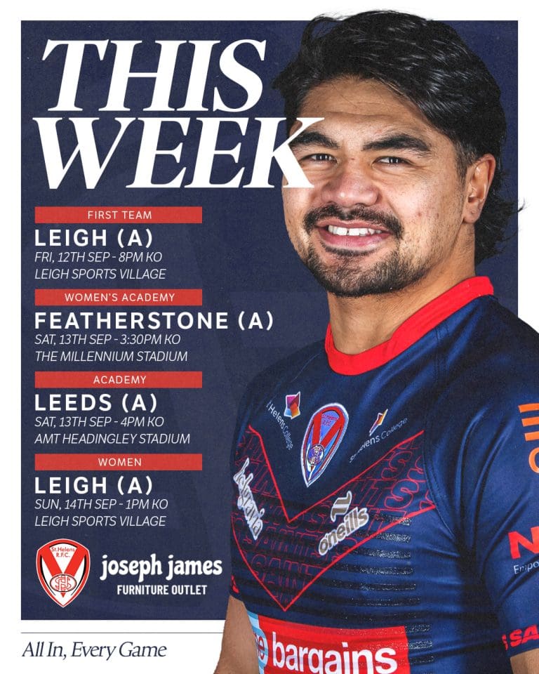This week for the Saints | St.Helens R.F.C.
