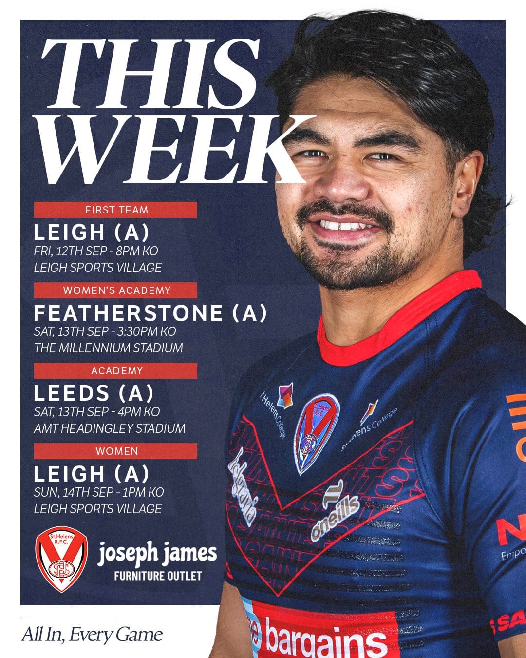 This week for the Saints | St.Helens R.F.C.