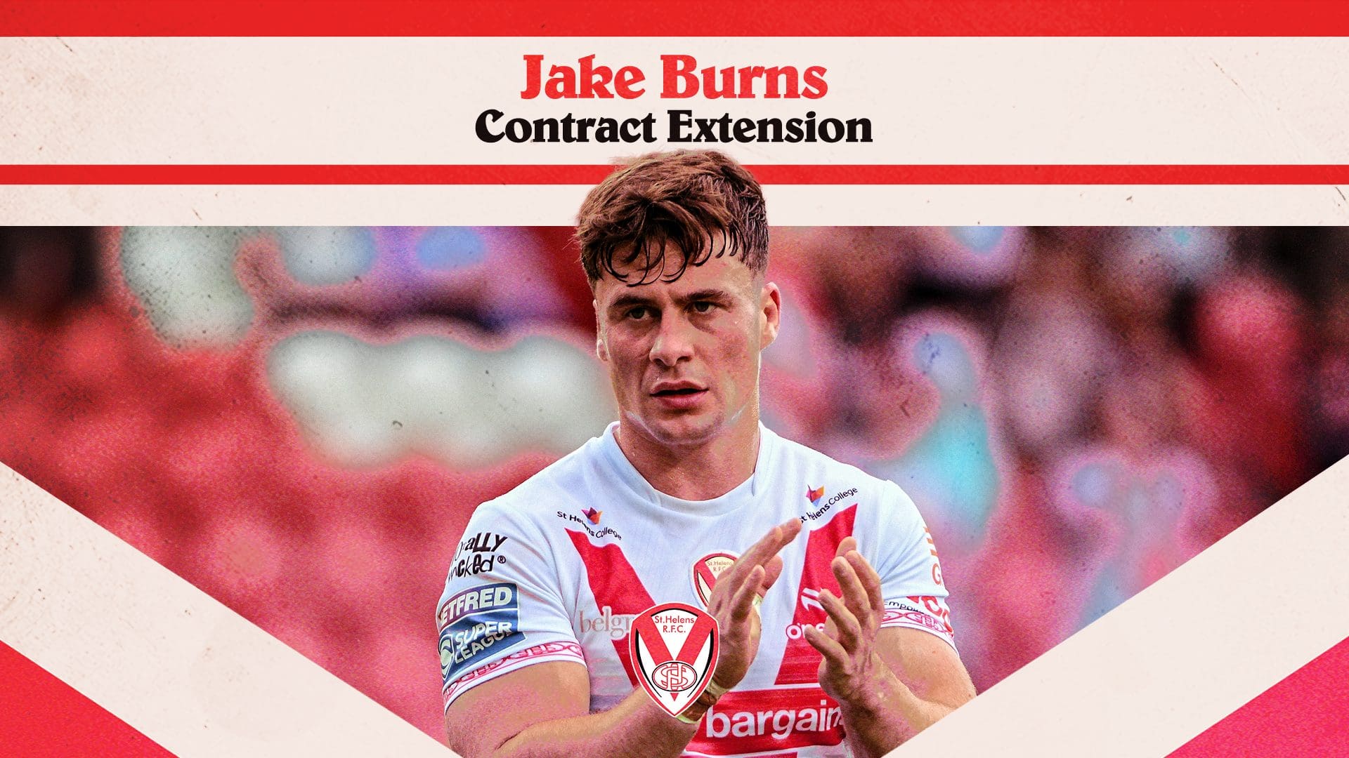 Jake Burns signs two-year extension | St.Helens R.F.C.