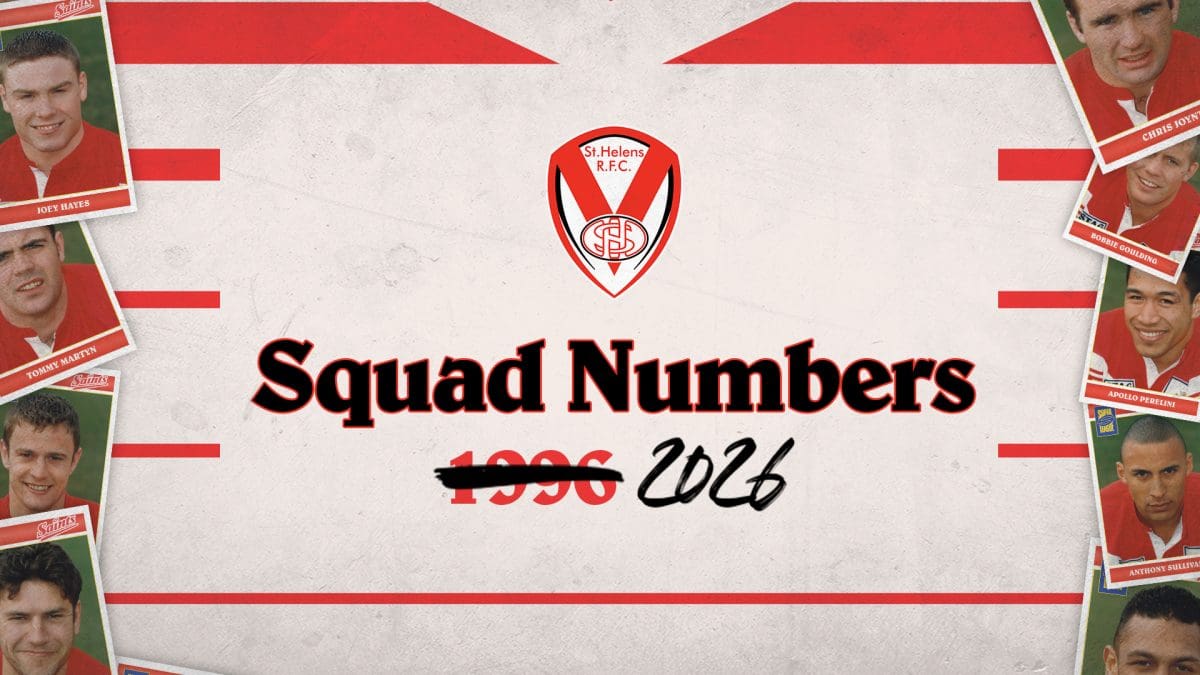 Saints Reveal Squad Numbers For 2026 | St.Helens R.F.C.
