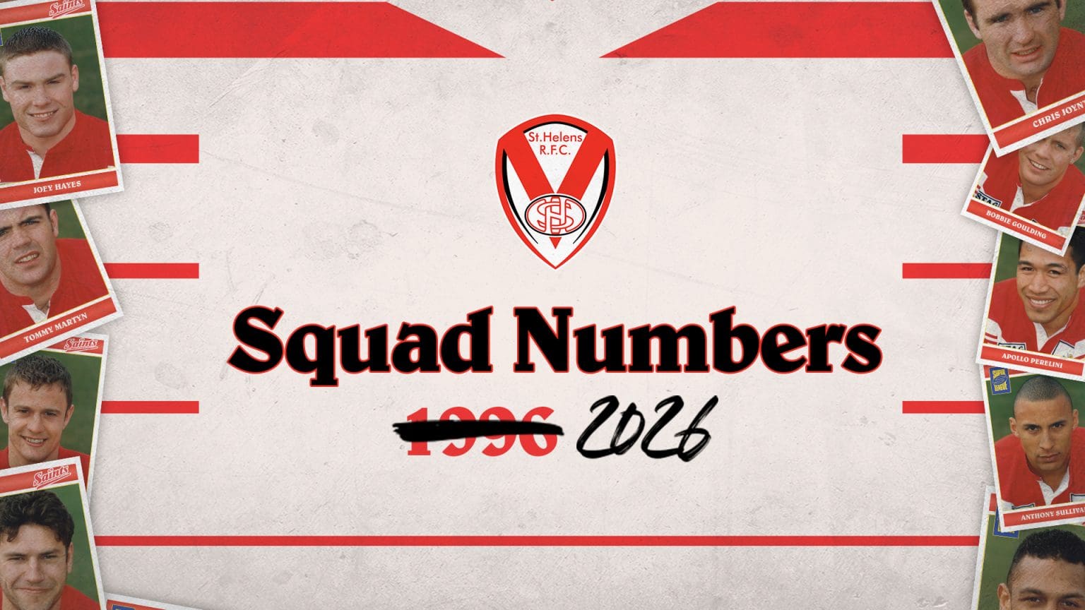 Saints Reveal Squad Numbers For 2026 | St.Helens R.F.C.