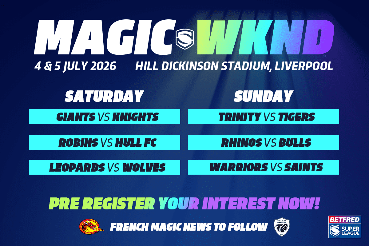 Saints to face Wigan at Everton's Hill Dickinson Stadium for Magic Weekend 2026 | St.Helens R.F.C.