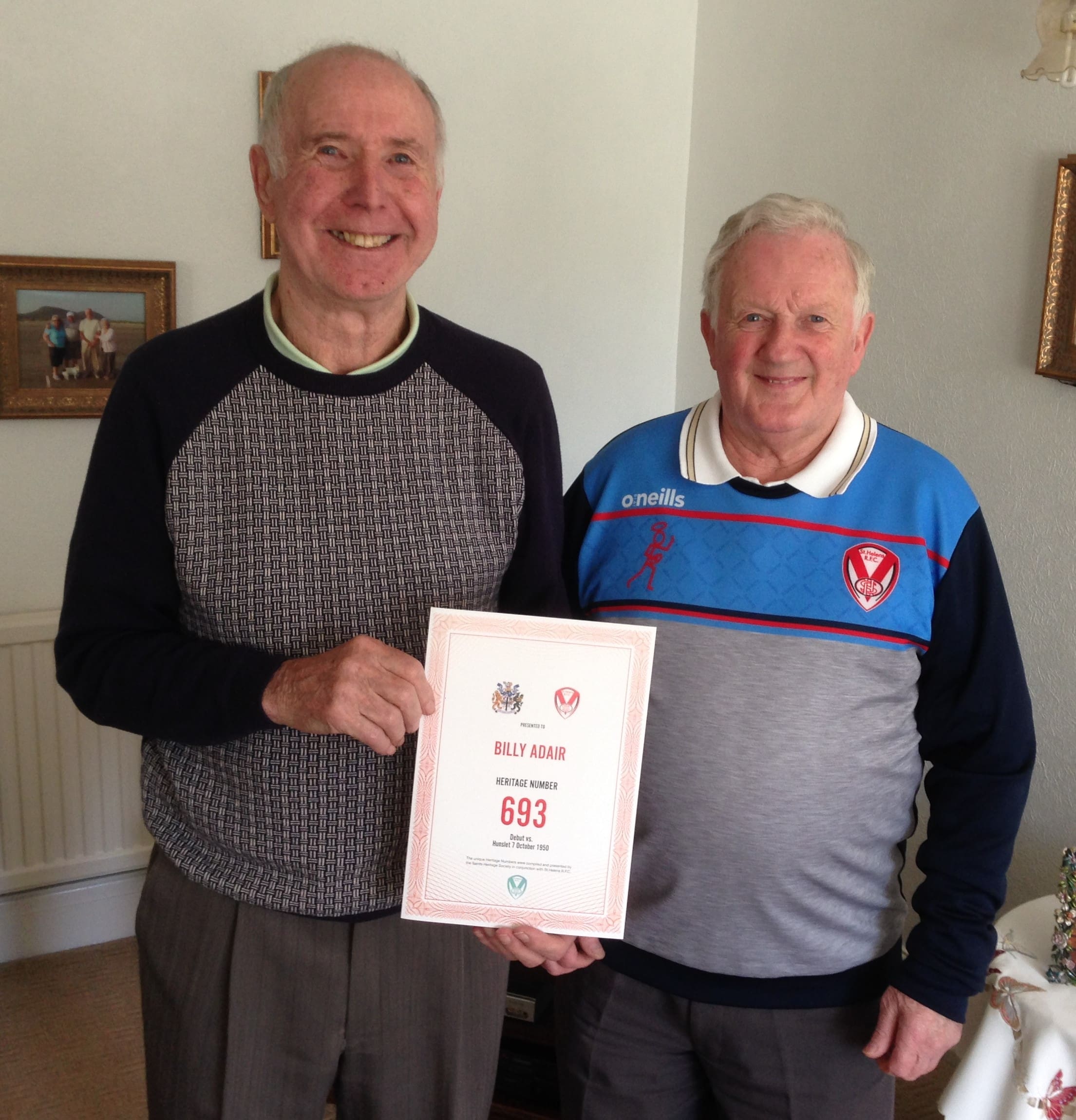 A tribute to Bill Adair | St.Helens R.F.C.