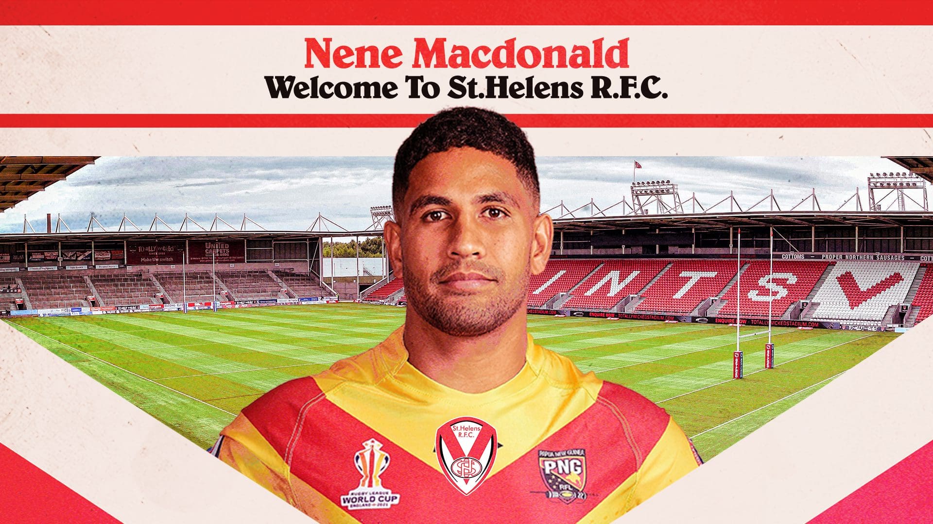 Nene Macdonald joins St.Helens | St.Helens R.F.C.